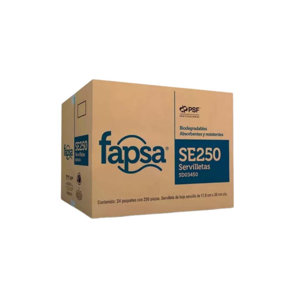 CAJA DE 24 PAQ. SERVILLETAS BARRAMESA COLOR BLANCA 30.0 X 17.8 CM ...